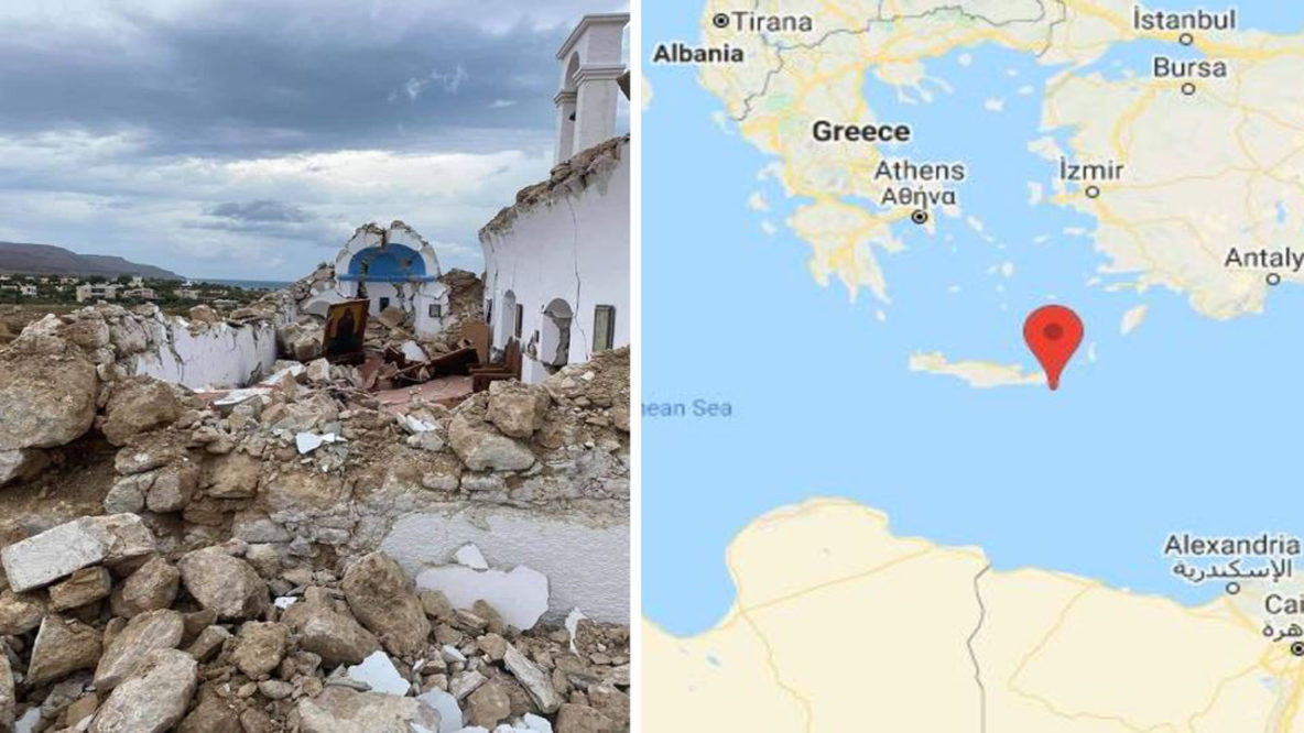Greek Island Of Crete Hit By 6+ Magnitude Earthquake - Signs Of The ...