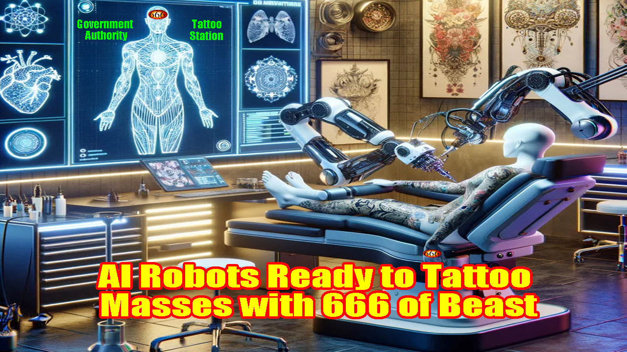 AI Robot Ready to Mark the Masses with 666 of Beast - Signs Of The Last Days